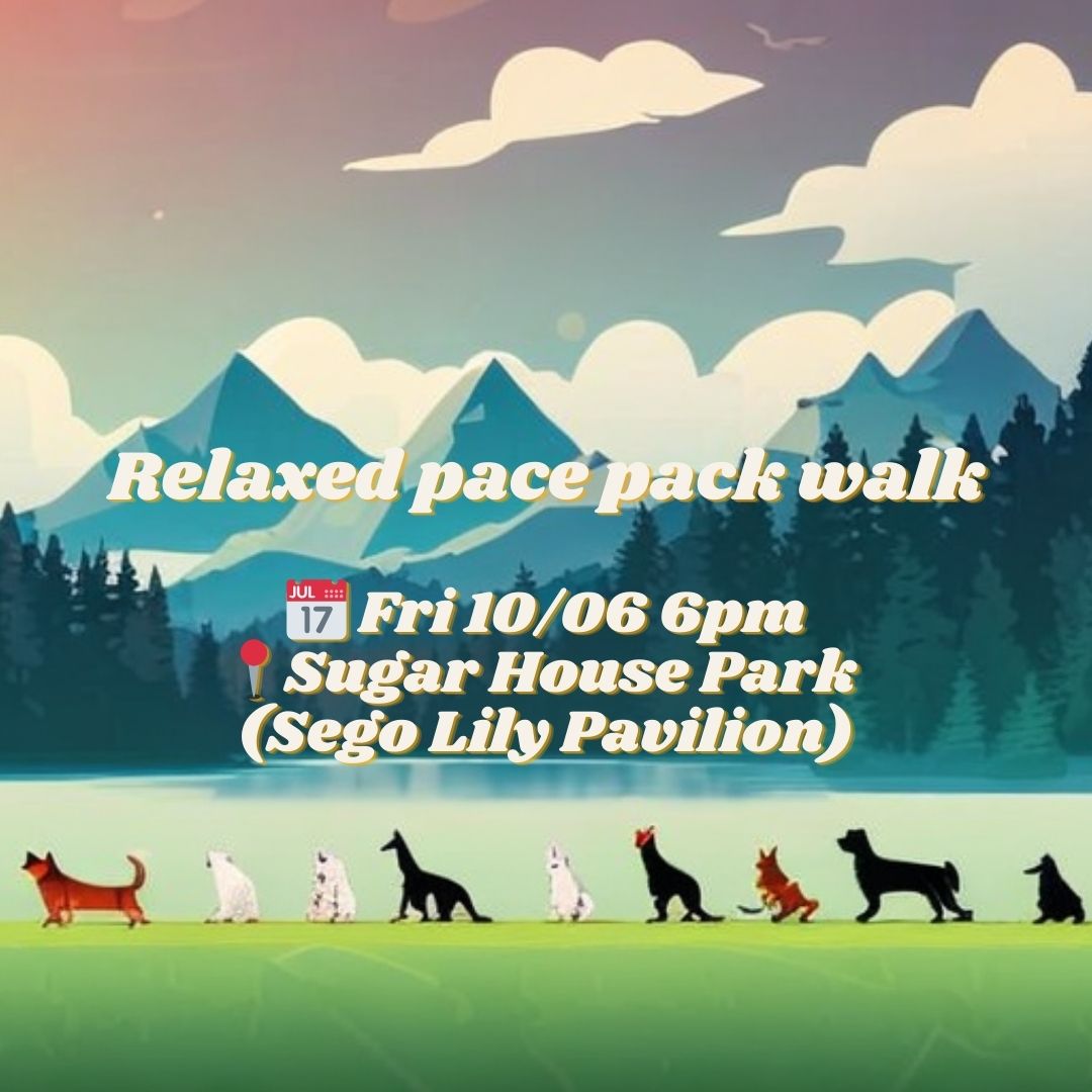 Relaxed pace pack walk – Dog Friendly SLC